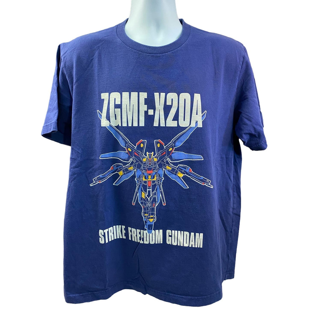 Uniqlo Gunpla 40th Anniversary T-Shirt Size Large Blu… - Gem